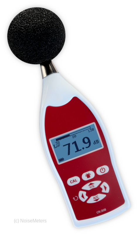 Cirrus CR308 Sound Level Meter for Basic OSHA Noise Surveys