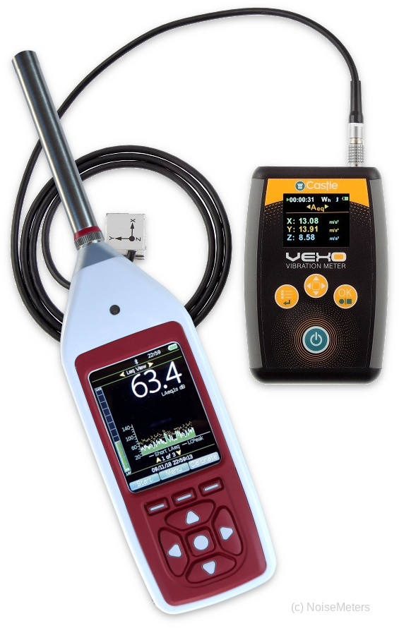 Vibration and Noise Combination Kit with VEXO Vibration Meter and ...