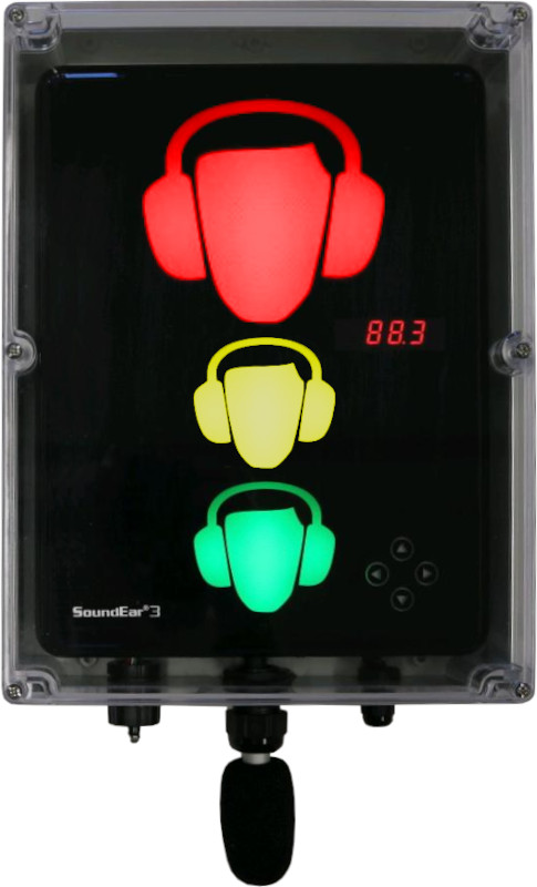 SoundEar 3 Outdoor Industrial Noise Sign with Data Logging and Weather ...